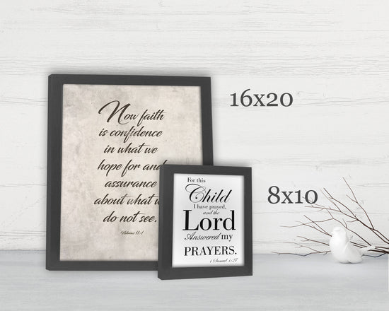 Custom Framed or Canvas Bible Verse Wall Decor – Honeycomb Proverbs