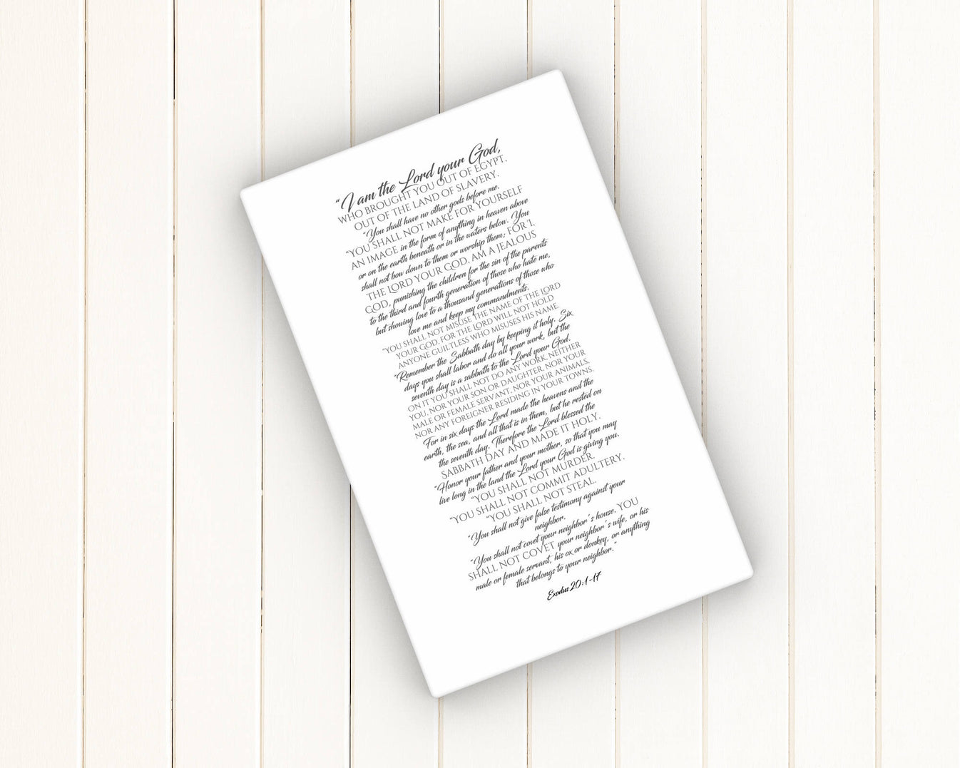 The 10 Commandments Scripture Canvas – Honeycomb Proverbs