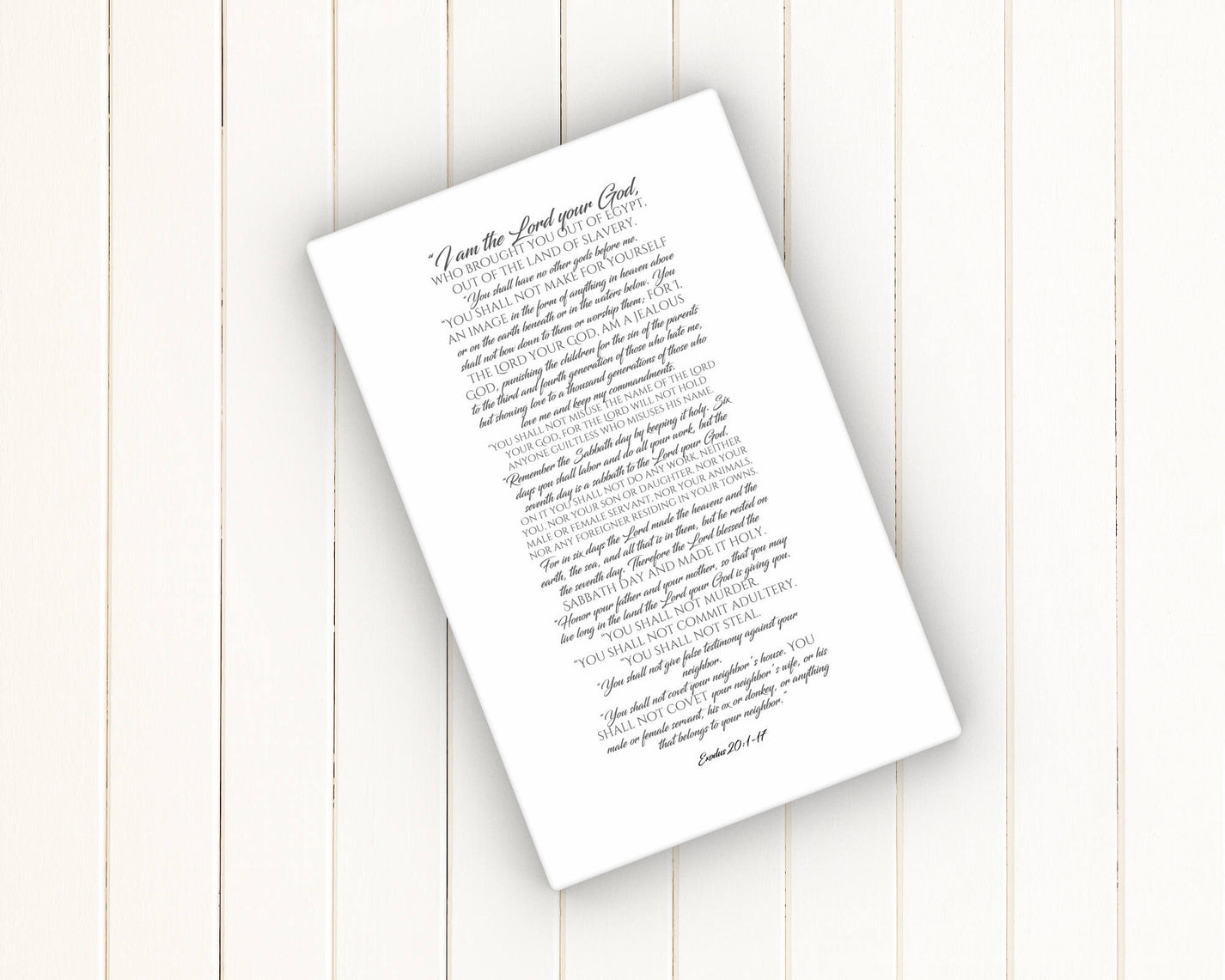 The 10 Commandments Scripture Canvas – Honeycomb Proverbs