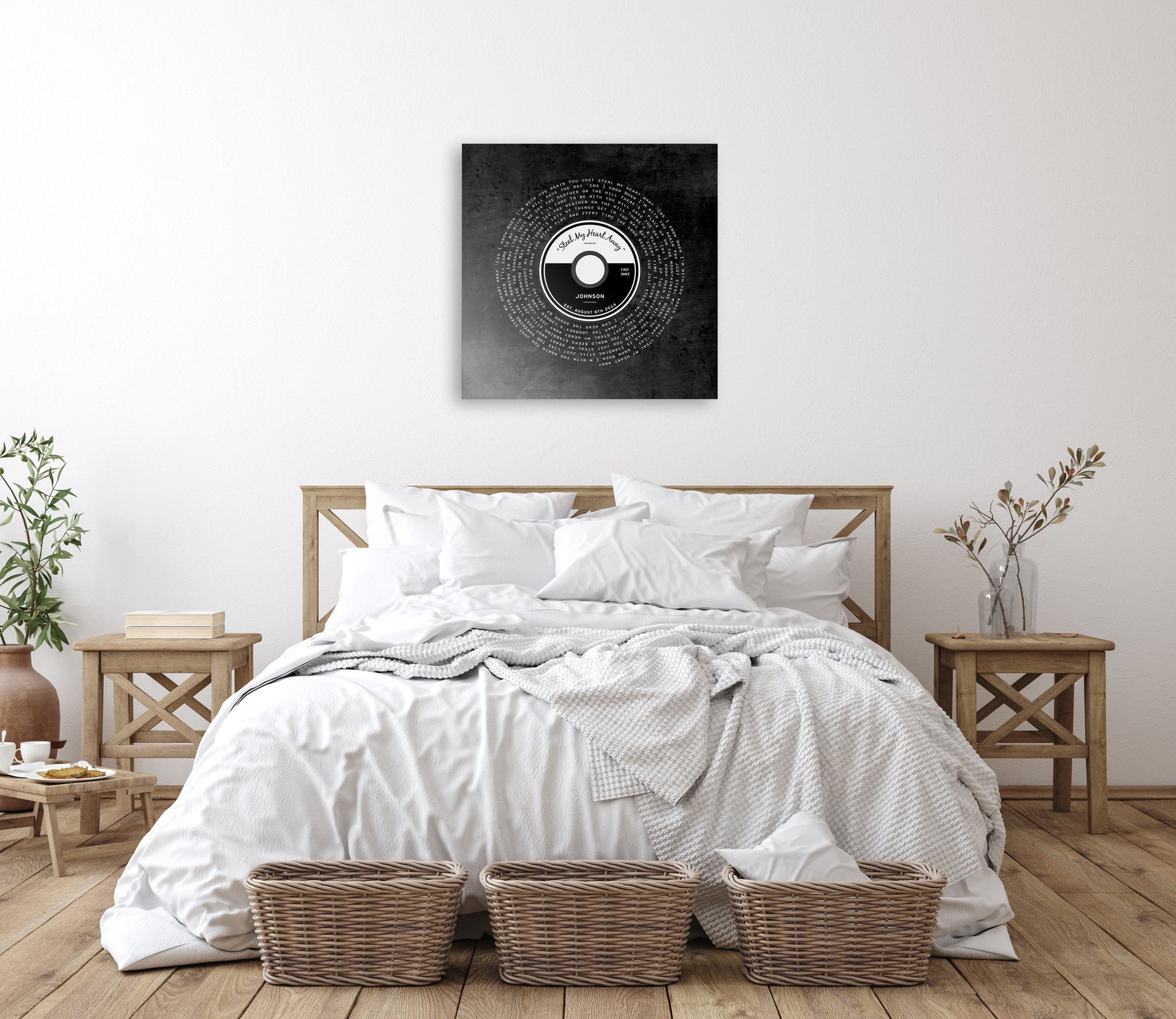 Iron "Record" Personalized Song Lyric Sign – Honeycomb Proverbs